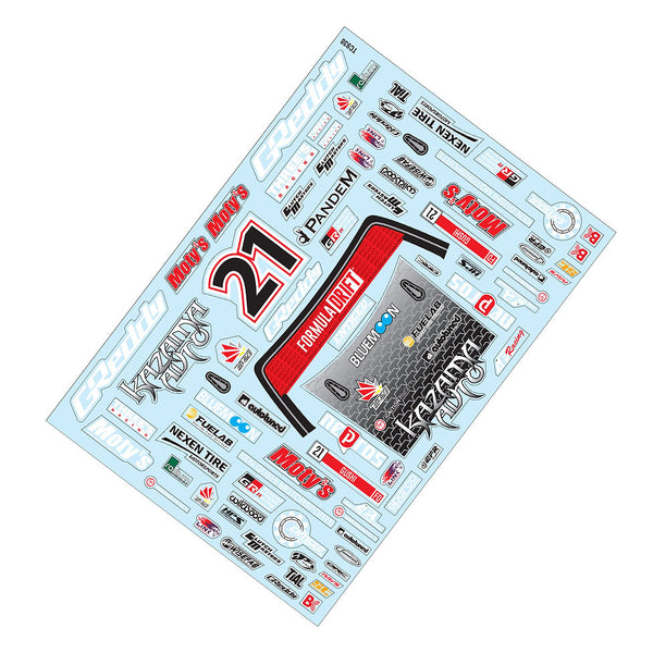 1-10 LIVERY: GUSHI MOTY DECAL SHEET STICKERS [TEAM-C] TC938 – Super-G R ...