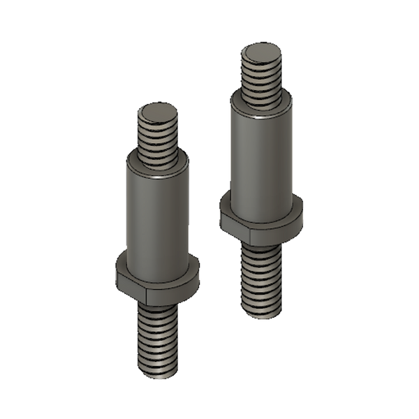 R.1 Front Axles (2pcs) - R.1 1-28 [MWX] AXL-033 – Super-G R/C Drift Arena