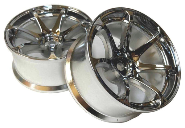 Advan AVS T7 Wheels (CHROME SILVER) Rims 6mm - 8mm [Topline RC] IW-120 ...