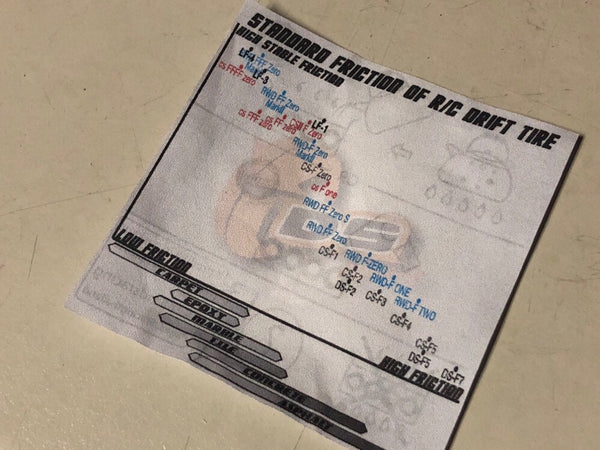 LF5 Drifting Tire 22mm x 11mm (WIDE) 4 PACK Mini-Z - DRZ LF-5 [DS Raci ...