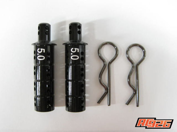 BLACK Aluminum Adjustable Body Post for 5mm (set of 2) [RC926] KN-BP04 ...
