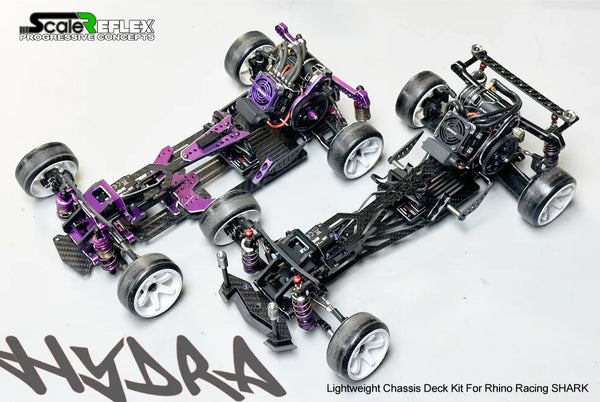 HYDRA Carbon Fiber Front Bumper for SHARK (YD-2 RMX GALM YD2) [Scale R – Super-G R/C Drift Arena