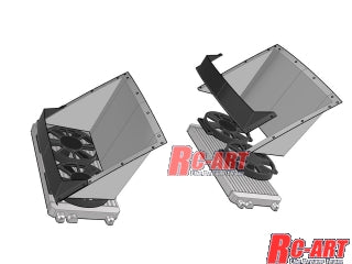 Rear Radiator Cooling Kit UNIVERSAL FIT [RC-Art] ART6057 – Super-G R/C ...