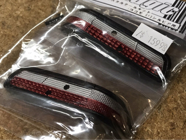S13 Silvia Coupe 240SX Rear Crystal Tail Light Kit Buckets (3mm LED re ...