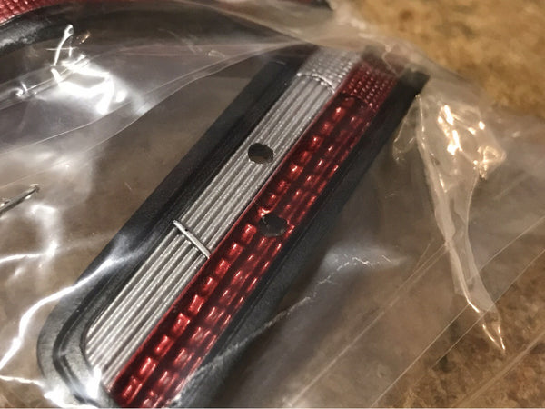 S13 Silvia Coupe 240SX Rear Crystal Tail Light Kit Buckets (3mm LED re ...