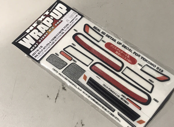 Real 3D Decal Kit - S13 Fluted Headlights (Yokomo Silvia Coupe S13 ...