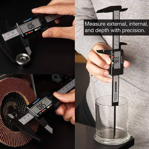 6” Digital Caliper | Electronic Measuring Tool | Range of 0-6”or 0-150 ...