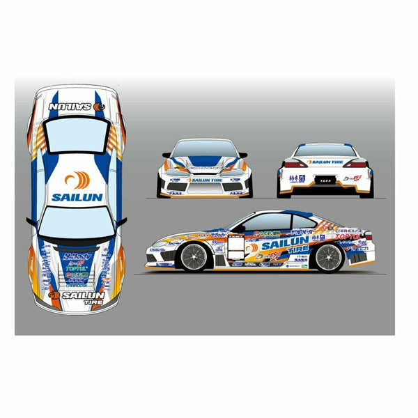 2021 Semi Tanaka D1 S15 SAILUN Livery Set [Taka] TAKA-20222 – Super-G R ...