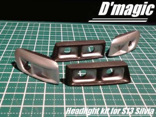 S13 Silvia Coupe 240SX Headlight (BRICK) Light Kit Buckets (LED ready ...