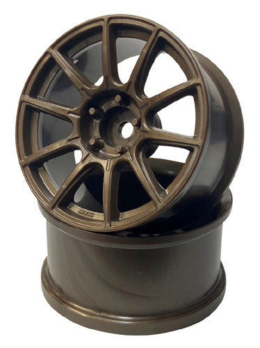 SSR GTX01 BRONZE RIMS 6mm - 8mm HIGH TRACTION [RC-Art] WW-0906HBR WW-0 ...