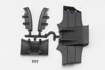 Wide and Narrow Rear Diffuser Set for YD-2 (Fits all Yokomo) [Yokomo ...